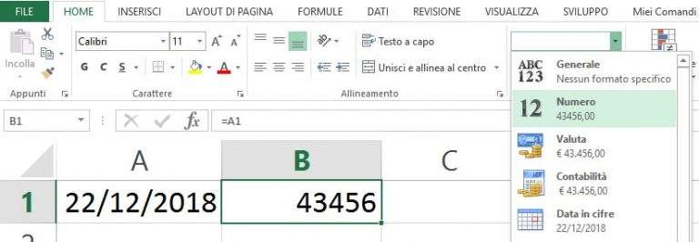 Come personalizzare il formato di una data Excel - SOS Excel